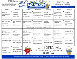 The Meadows Frozen Custard of Cranberry – 724-473-4065